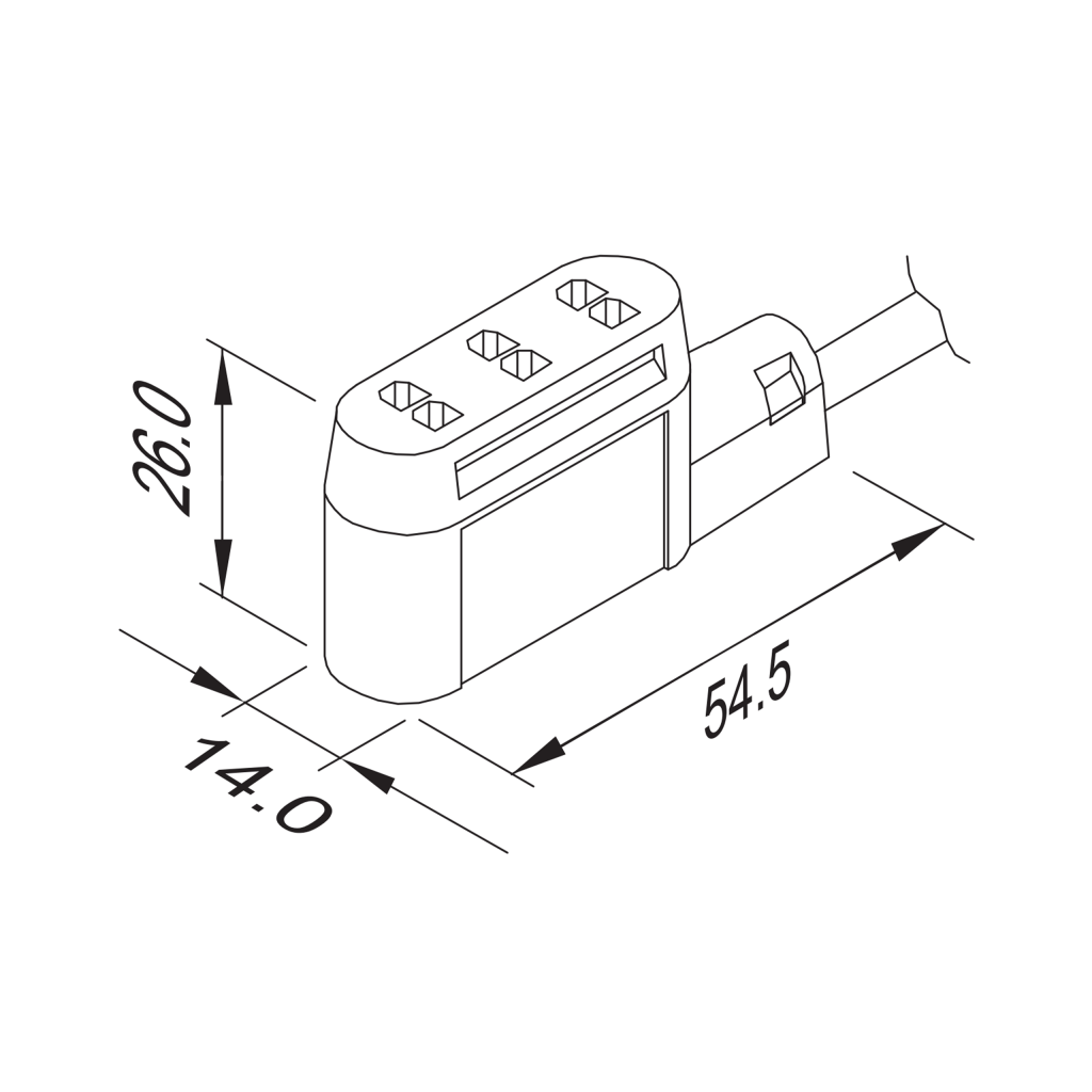 LED APM 3-way Distributor box,3-way APM Juction box|2Pin connectors - led connector led ...