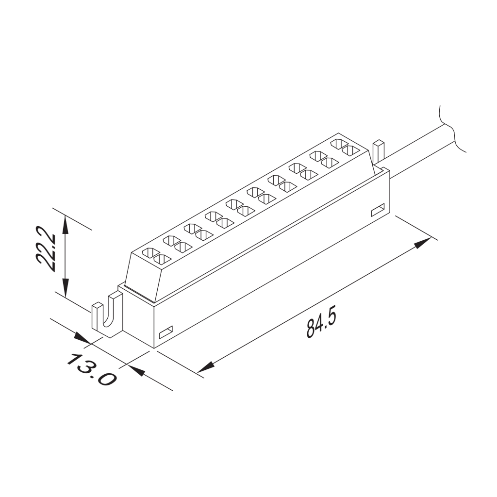 LED AMP 10-way Distributor box,10-way AMP Juction box|2Pinconnectors - led connector led ...