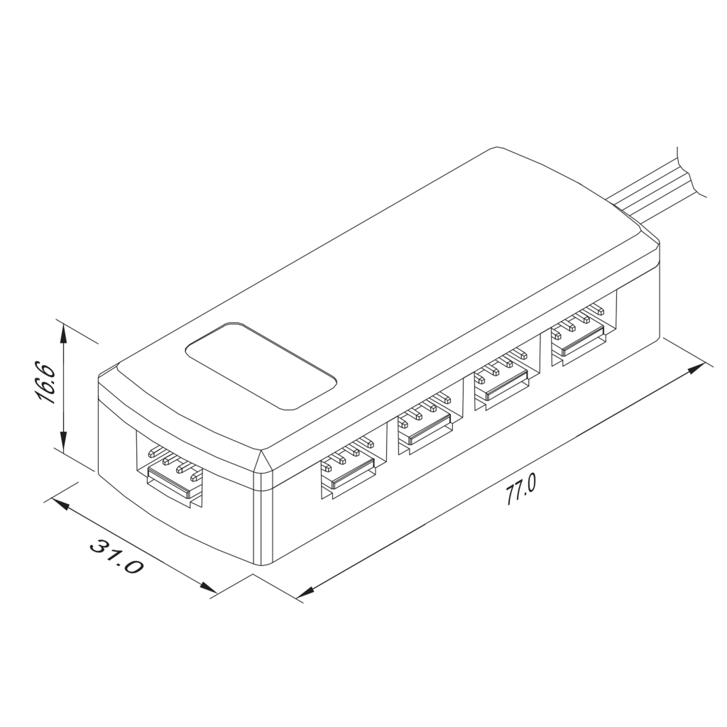LED RGB 9-way Distributor box,9-way RGB Juction box|4Pin connectors ...